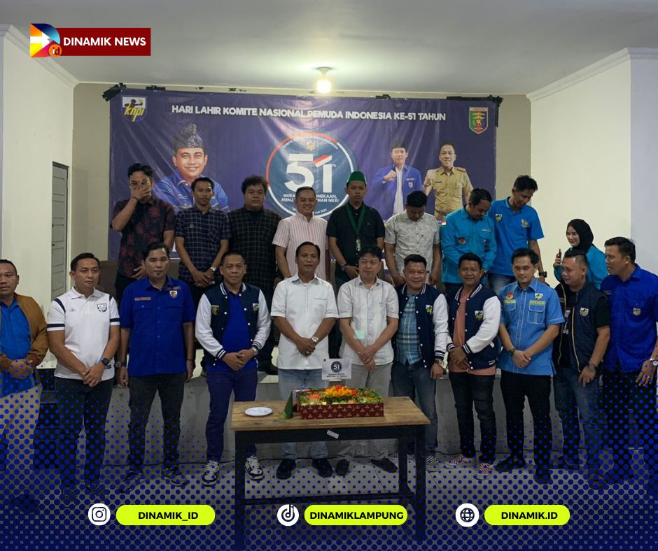OKP Sukseskan Potong Tumpeng Harlah 51 Tahun KNPI Lampung | Dinamik