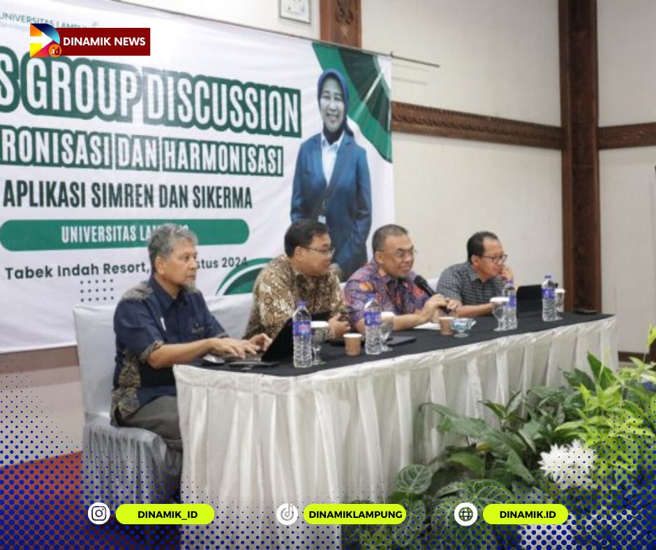 Unila Gelar FGD Sinkronisasi dan Harmonisasi Sistem Manajemen | Dinamik