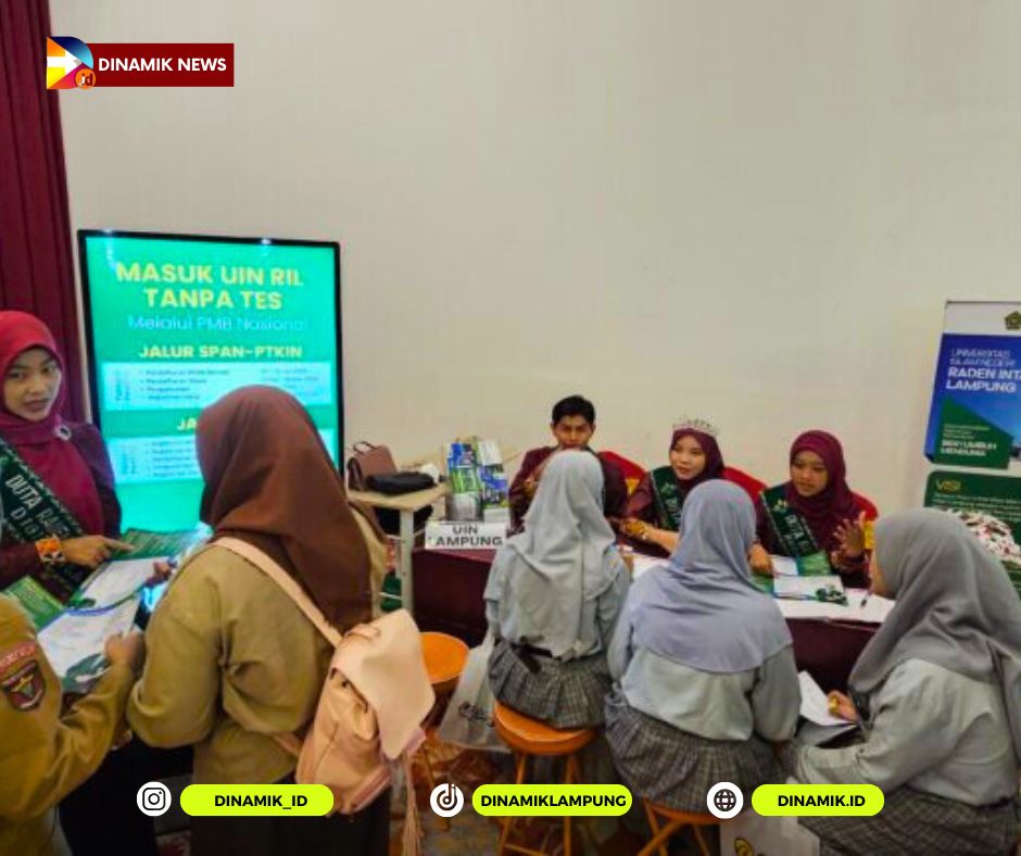 UIN RIL Promosikan Jalur Masuk Tanpa Tes di Campus Expo MGBK Lampung ...