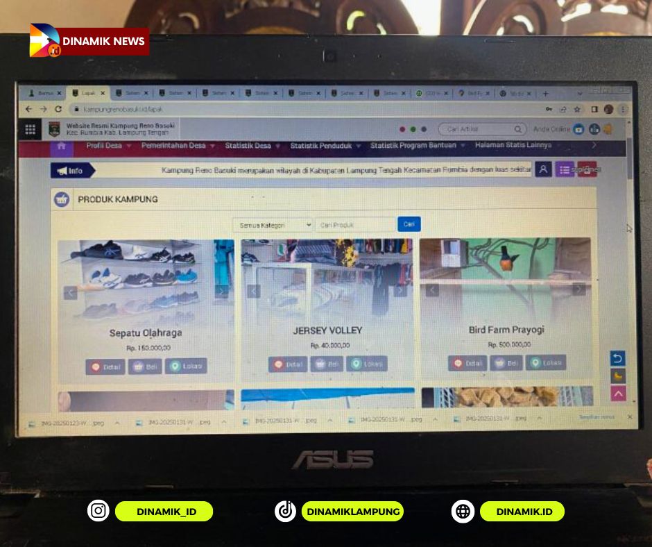 Mahasiswa KKN Unila Luncurkan Program Etalase Digital | Dinamik